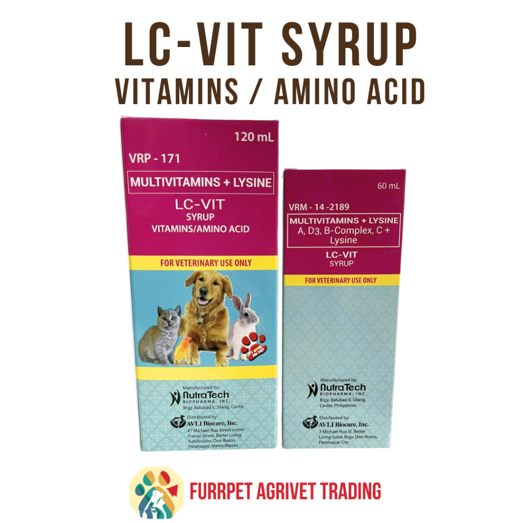 LC-Vit Pet Multivitamins in Syrup 120ml 60 ml | Shopee Philippines