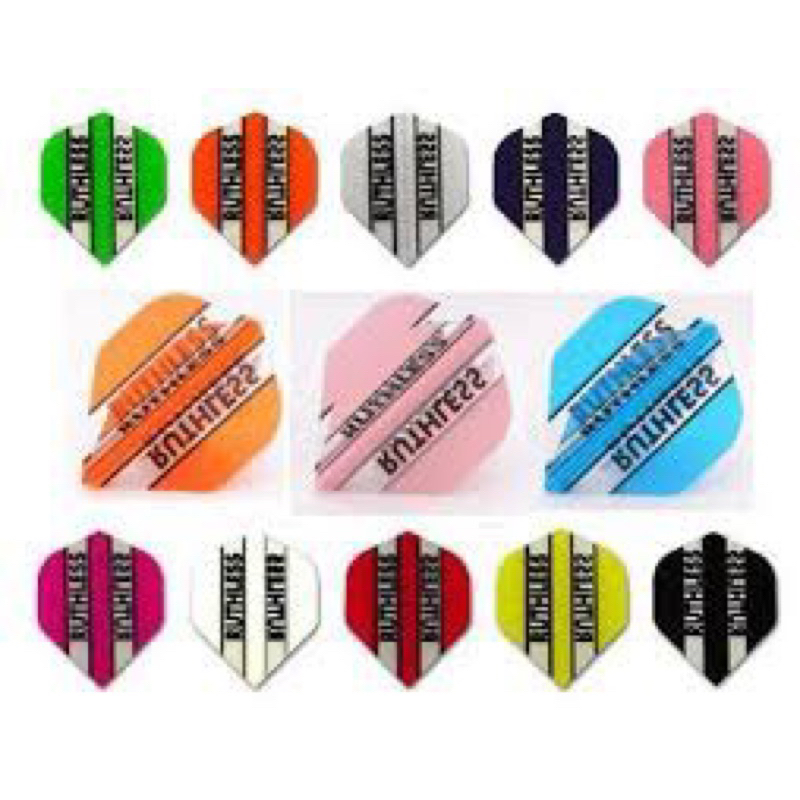 Dart flights-Ruthless - Clear Panel -100 Micron - No2 - Std | Shopee ...