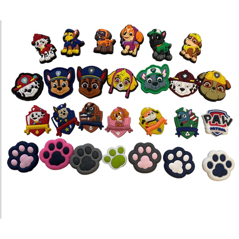 Paw patrol 2 Shoe Charms Pins for crocs | Shopee Philippines