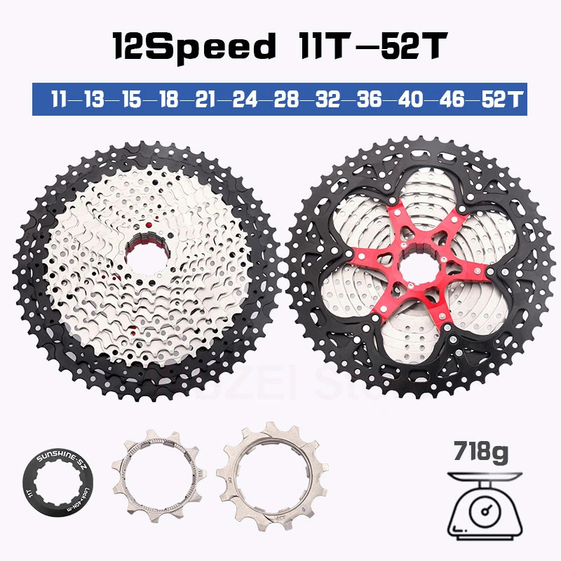Sunshine 8 9 10 11 12 Speed Mountain Bike Cassette Cogs Freewheel 32T ...