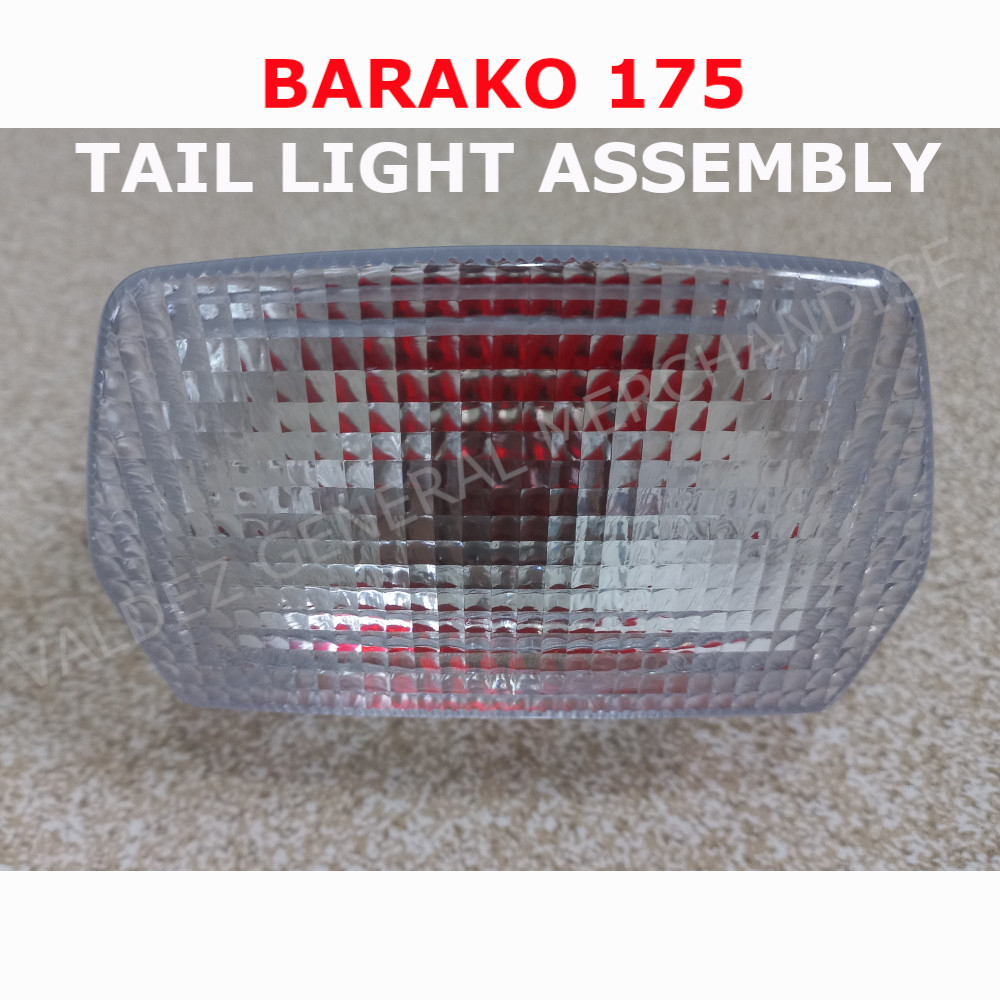 ASSEMBLY Kawasaki Barako 175, Tail Light ASSEMBLY WHITE LENS ...