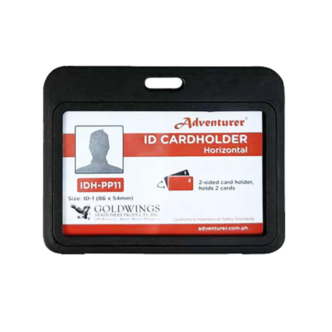 ADVENTURER Horizontal ID card case, 2 cards storage (Available Colors ...