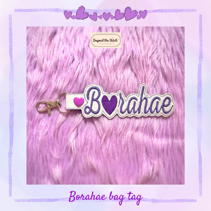 BTS BORAHAE Bag Tag (embroidered) | Shopee Philippines