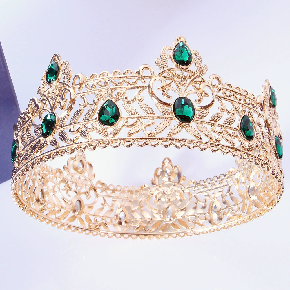 JP101 Men's crown hair accessories wedding party metal crown Halloween ...