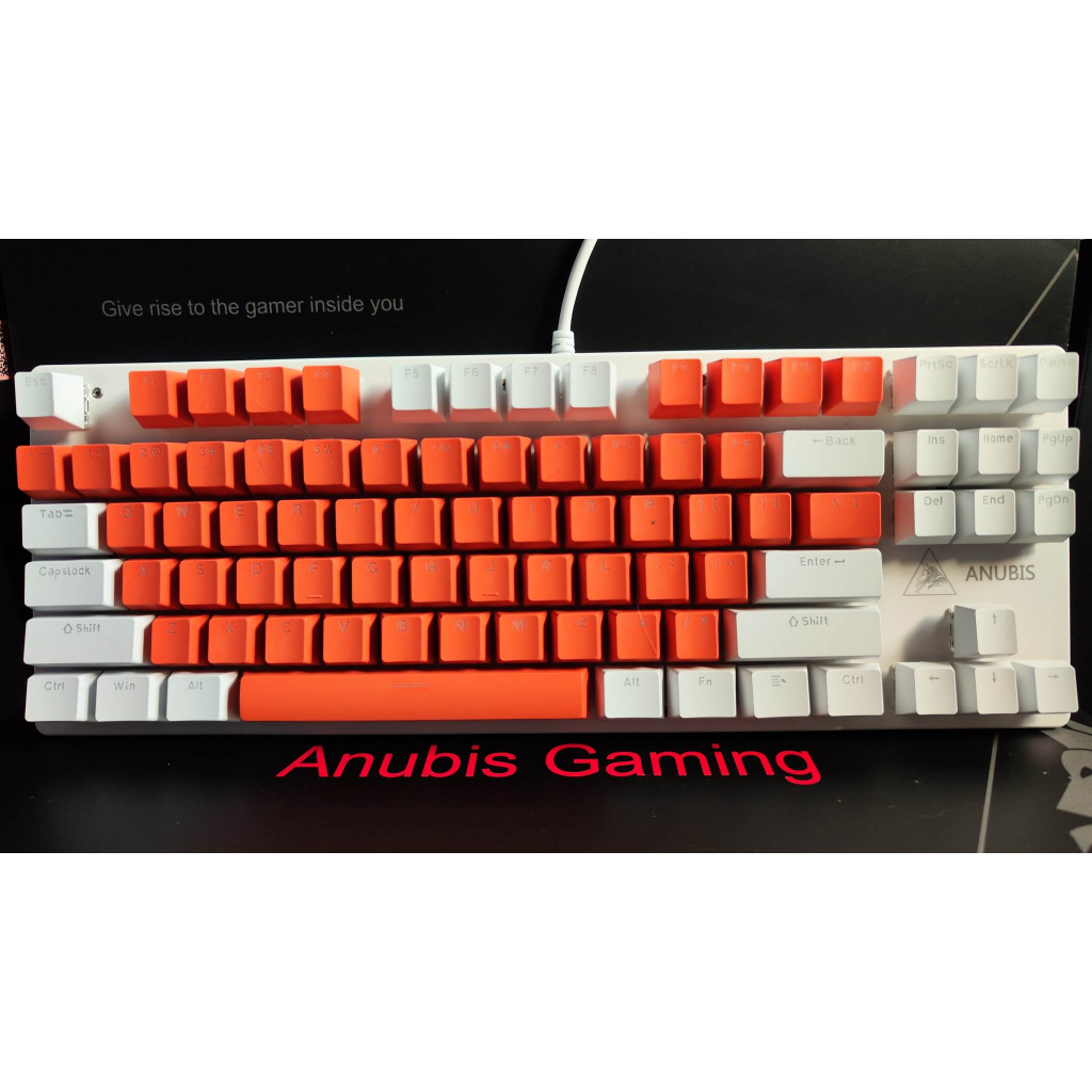 RGB AG87 Hotswappable Mechanical Keyboard Red Brown Switch RGB 87 Keys ...