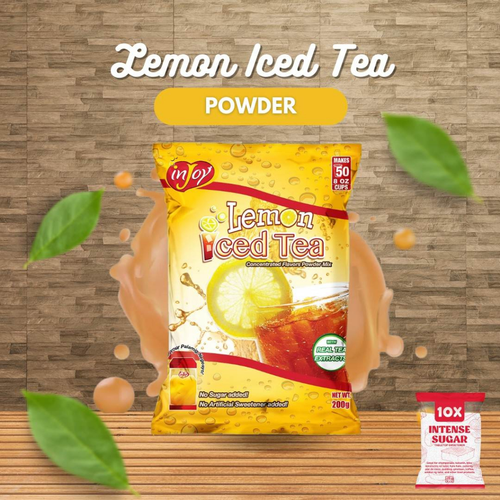 inJoy Lemon Iced Tea with Intense Sugar 10X | Shopee Philippines