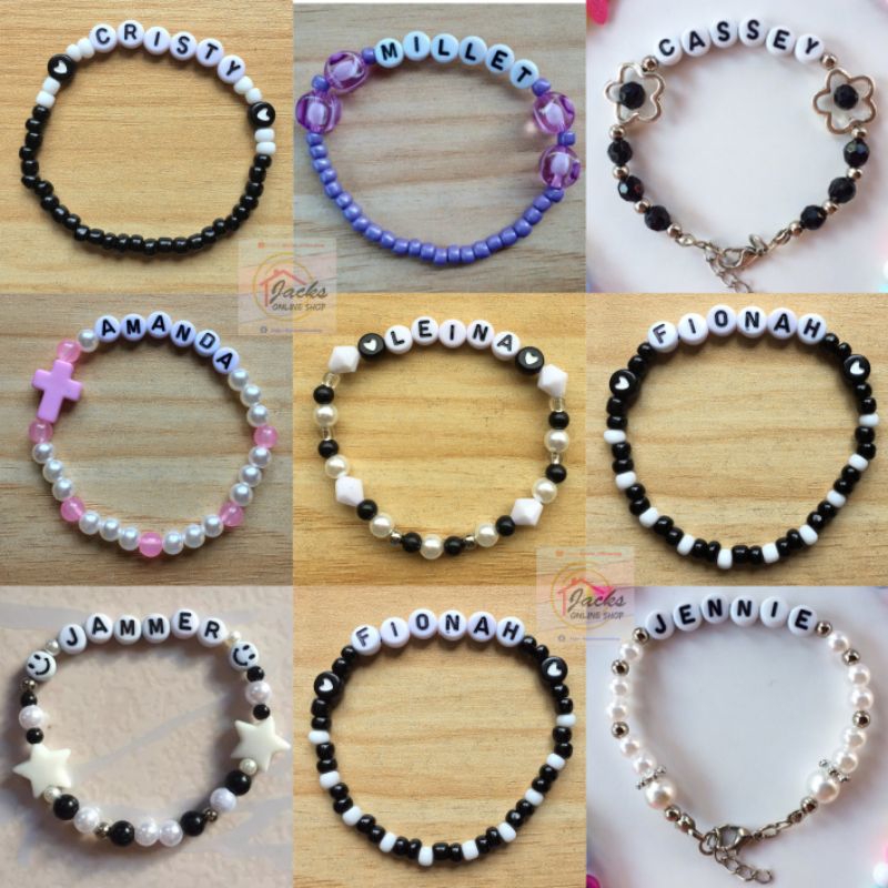 Personalized/Customized Beaded Name Bracelet 2nd-batch of New Designs ...