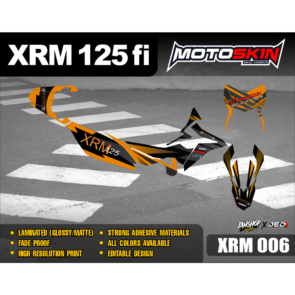 Honda XRM 125 FI Version 1 Full Decals Limited Edition | Shopee Philippines