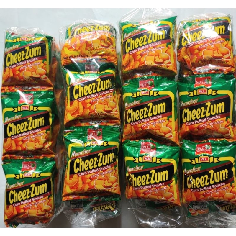 4 Packs CheezZum Corn Puffed Snacks | Shopee Philippines
