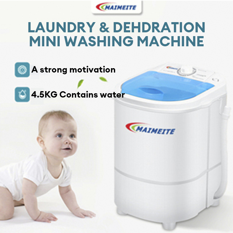 Maimeite Washing Machine 4.5KG Automatic portable Mini washing machine ...