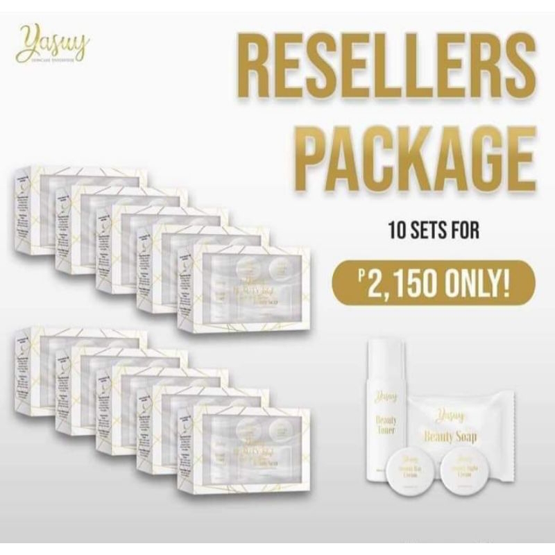 Yasuy Beauty Set (Reseller Package) | Shopee Philippines