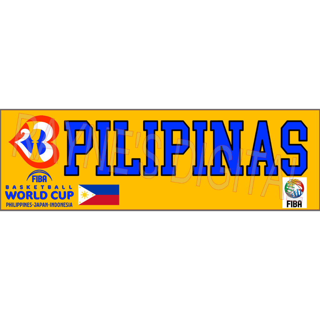 GILAS PILIPINAS FIBA 2023 Sticker | Shopee Philippines