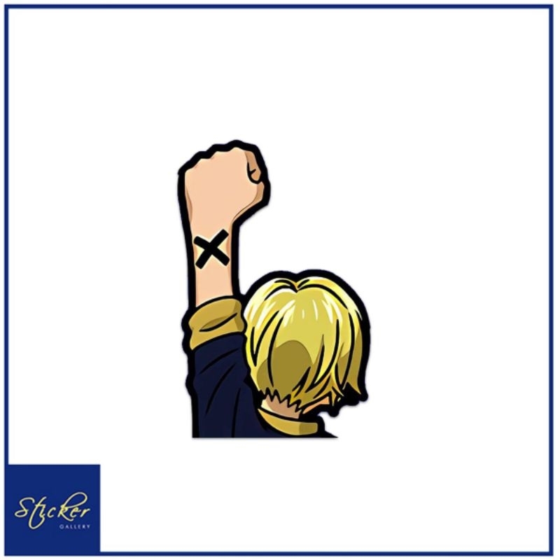 SANJI ANIME PEEKER WATERPROOF STICKER | Shopee Philippines