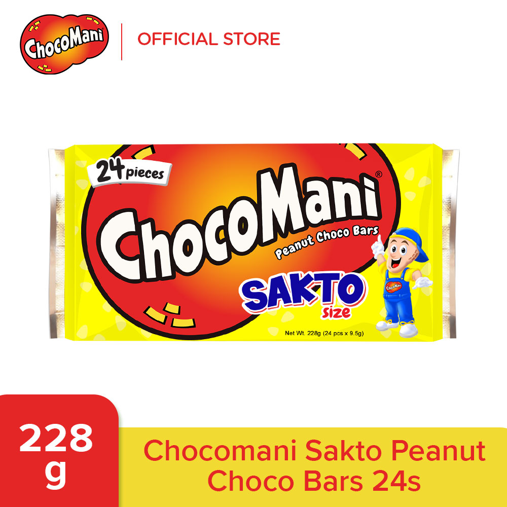 Choco Mani Sakto Bars 228g | Shopee Philippines