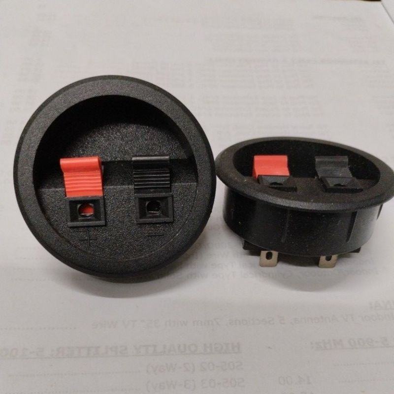 speaker terminal round/heavy-duty | Shopee Philippines