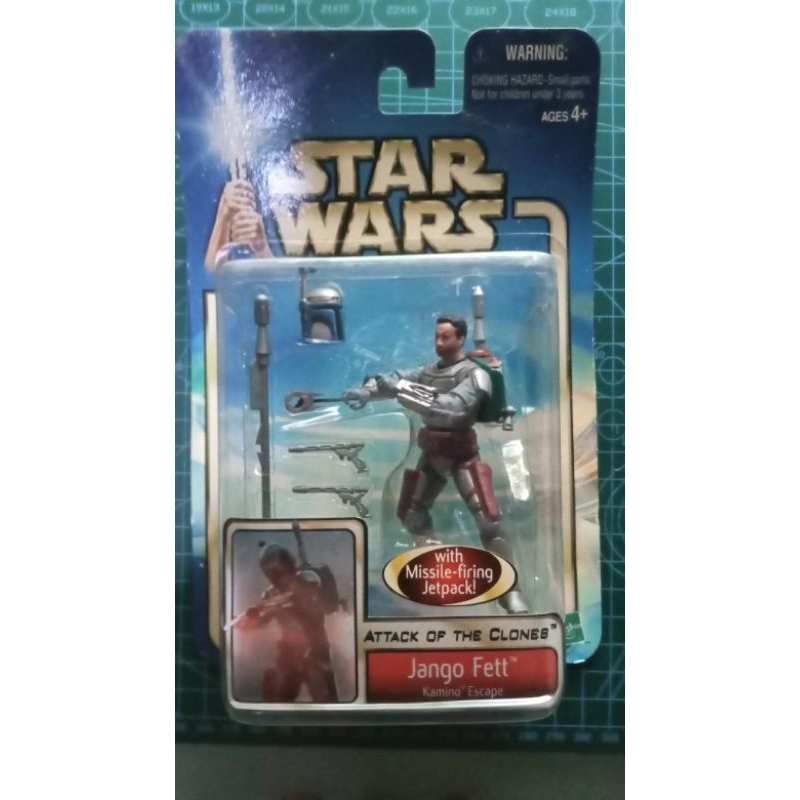 Star Wars Jango Fett 3.75 scale (collectors item)vintage. | Shopee ...