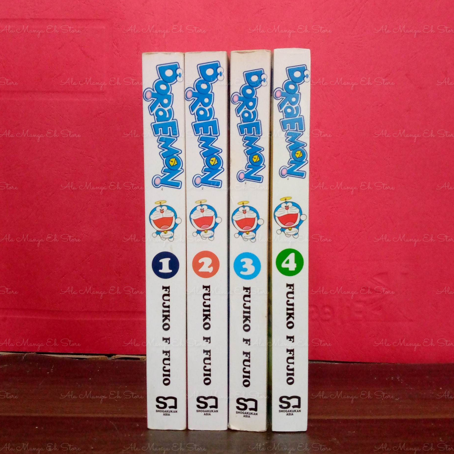 Doraemon Complete Manga Set Vol 1-4 by Fujiko F Fujio, Shogakukan Asia ...