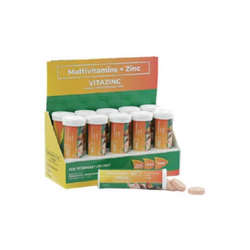 VITAZINC. 10tabs effervescent tabs for all pets and animals | Shopee ...