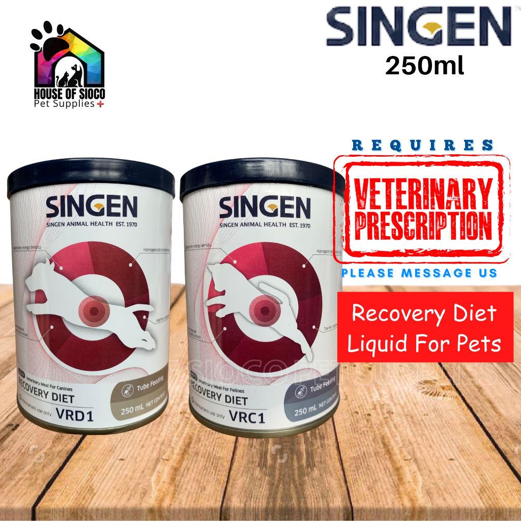 Singen Recovery Diet Liquid For Cats & Dogs 250ml (PRESCRIPTION ...