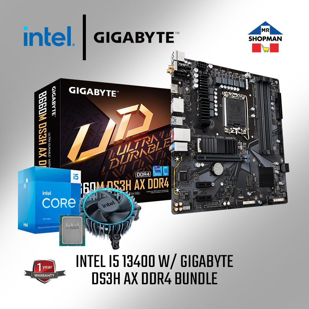 Intel Core i3 13100 / i5 13400 / 13400F Processor w/ Gigabyte B660M ...