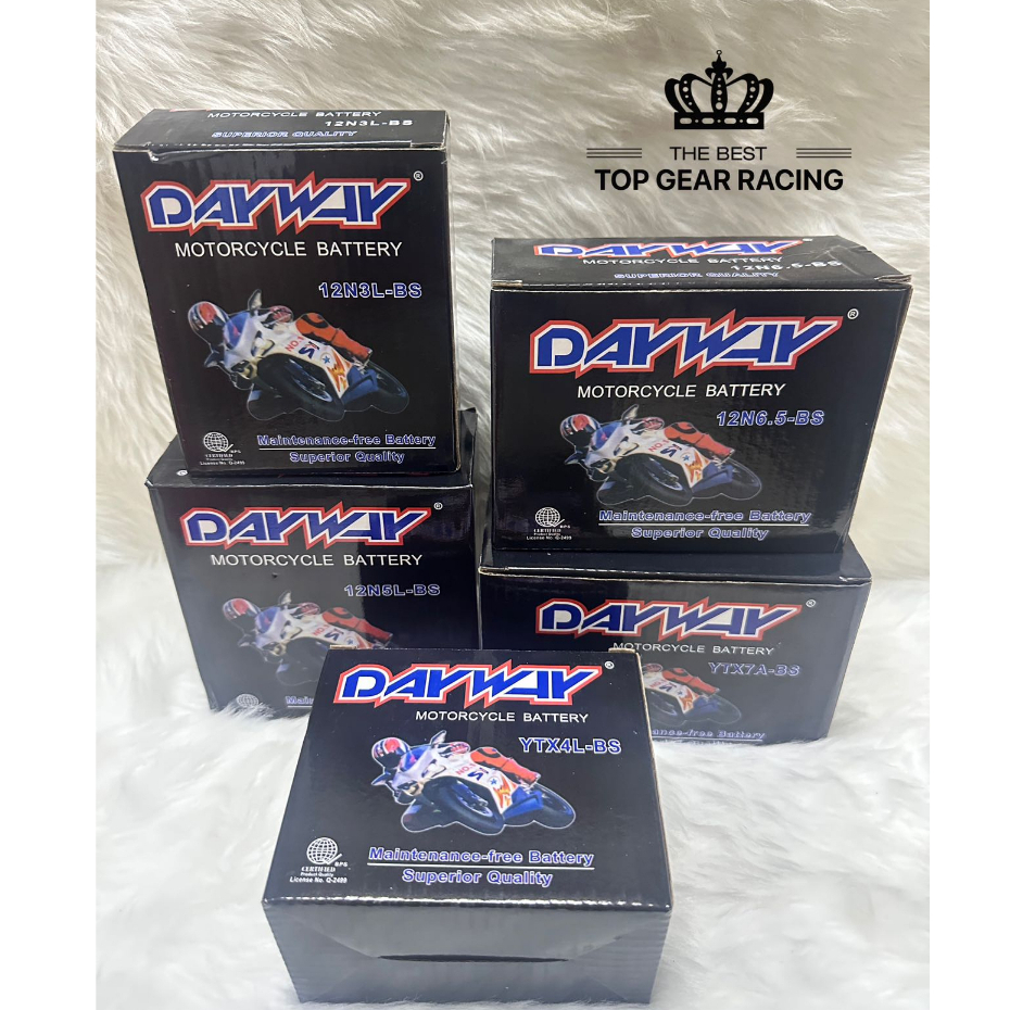 Dayway Battery for motorcycle 2.5L 4L 5L 3L 6.5L 7A 5A ALL battery charger motorcycle ...