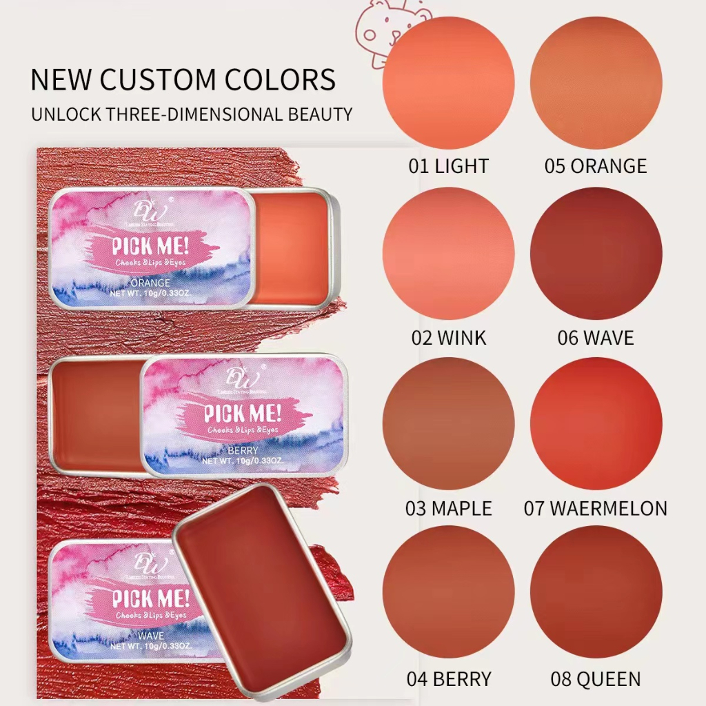PHILIPPINES No.1 DW Pick Me! Cheeks, Lips and Eyes 3in1 Make up ...