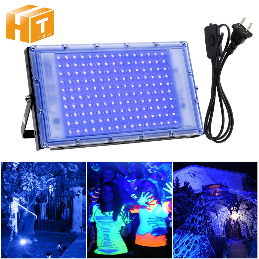 UV Floodlight 395Nm LED Ultraviolet Light 100W 150W Curing Fluorescen ...