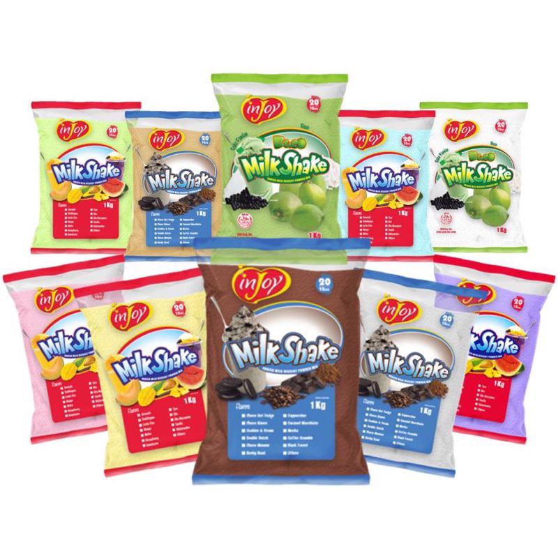 inJoy Milk Shake Powders 1kg ( Chocolate, Avocado, Ube, Mango..) for ...
