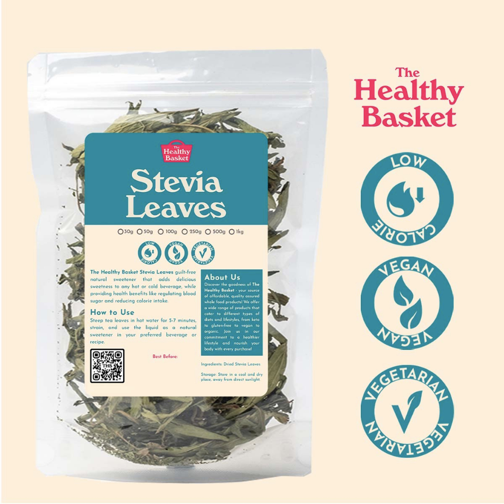 Healthy Basket Dried Stevia Leaves (30g, 50g & 100g) | Shopee Philippines