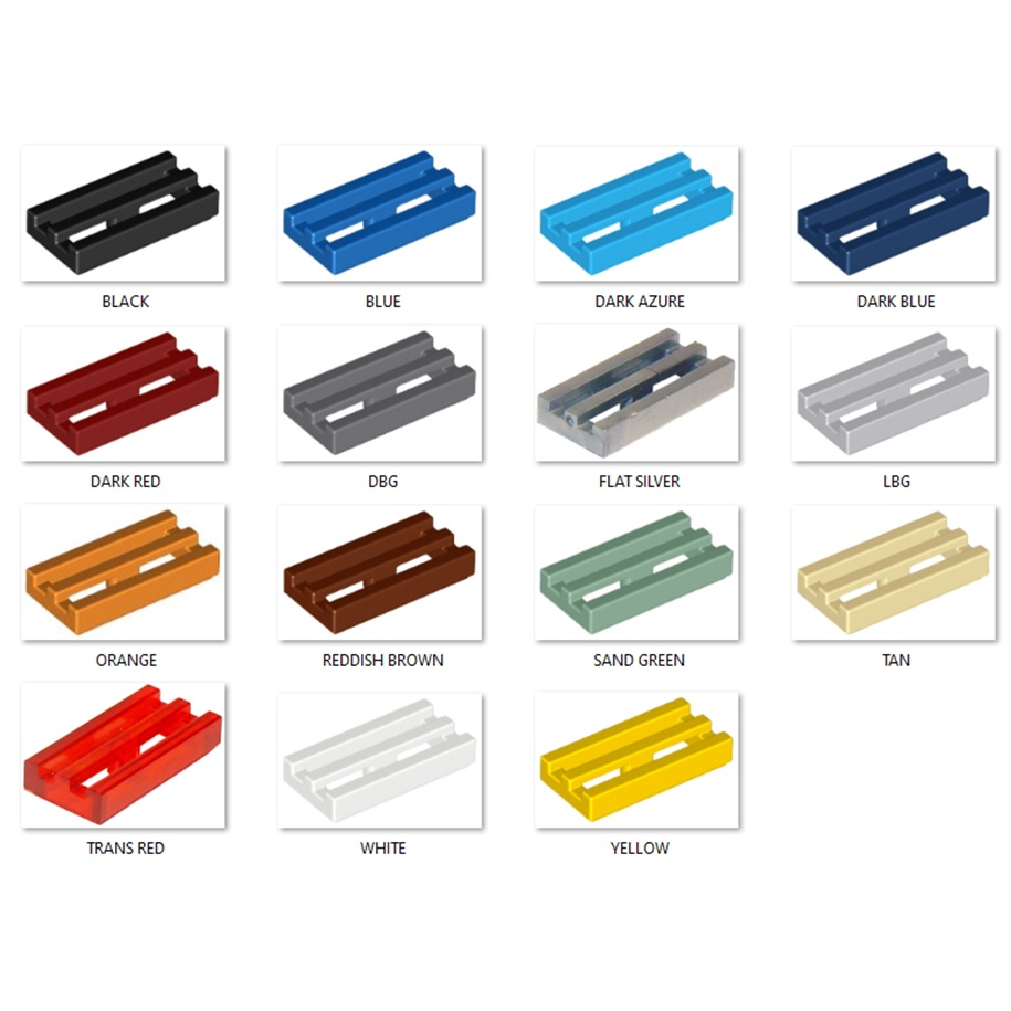 LEGO Part: Tile, Modified 1x2 Grille (5 pcs per pack) | Shopee Philippines