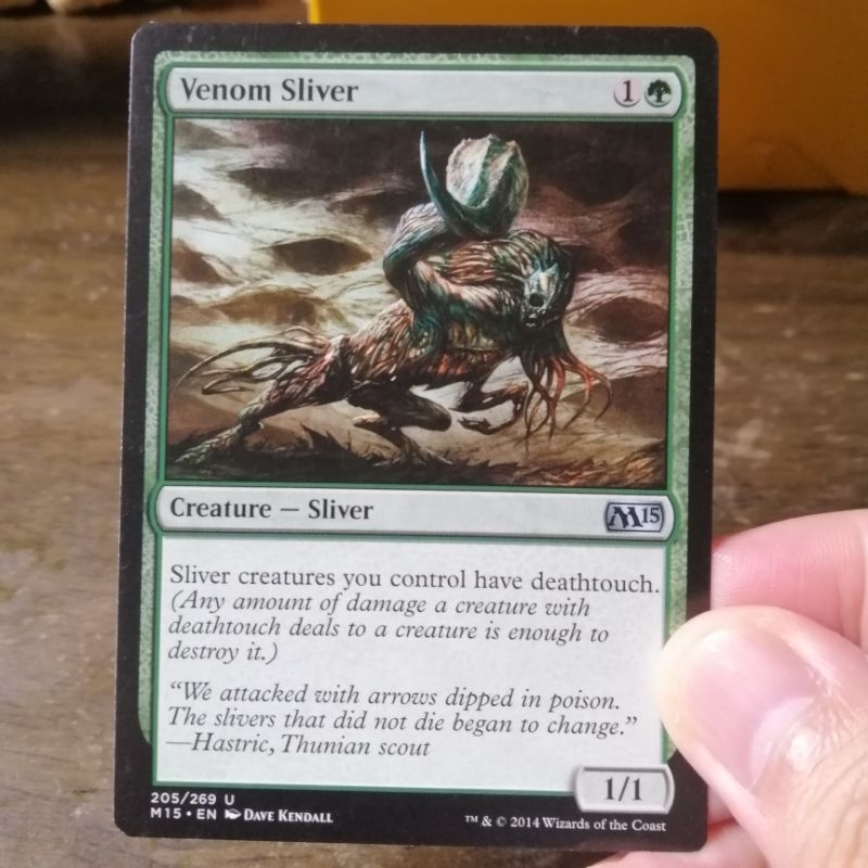 1 light play Venom Sliver the list MTG card magic commander EDH ...