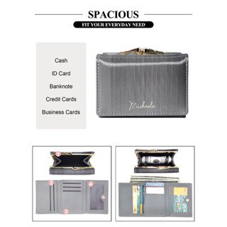 MICHAELA Wallet with Coin Purse Gradient Color Print Bifold Short ...