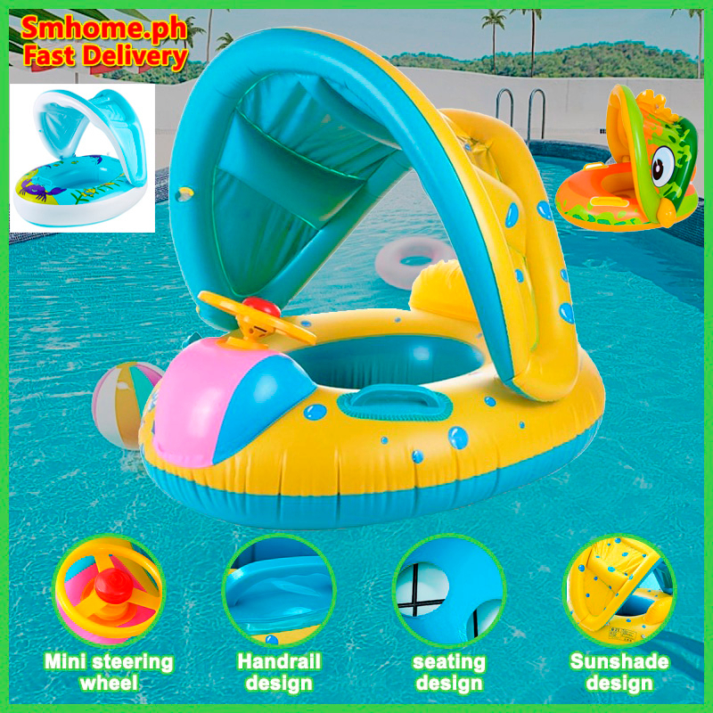 Salbabida floater for kids Sun Seat Children's Swim Ring Baby Floating ...