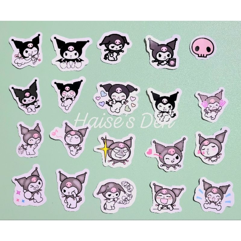 Kuromi Sticker Pack (20PCS) !! PLEASE READ DESCRIPTION !! | Shopee ...