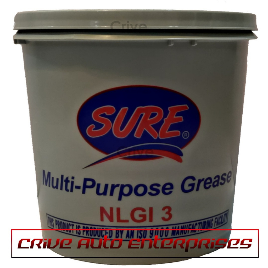 GENUINE Sure Multi-Purpose Grease NLGI 3 (2kl / 2 kilo) | Shopee ...