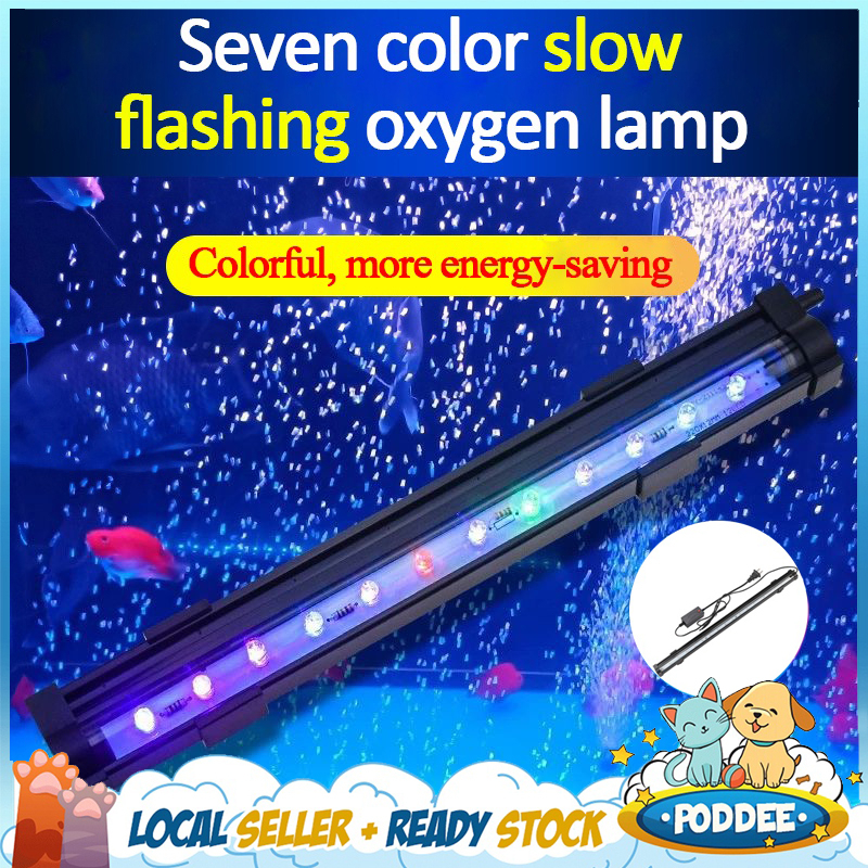 PODDEE Aquarium LED Submersible Light Fish Tank LED Light Submersible ...
