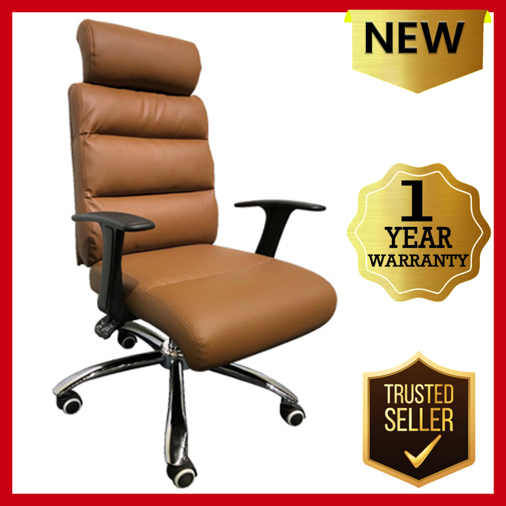 Premium-15 High Back PU Chair | Shopee Philippines