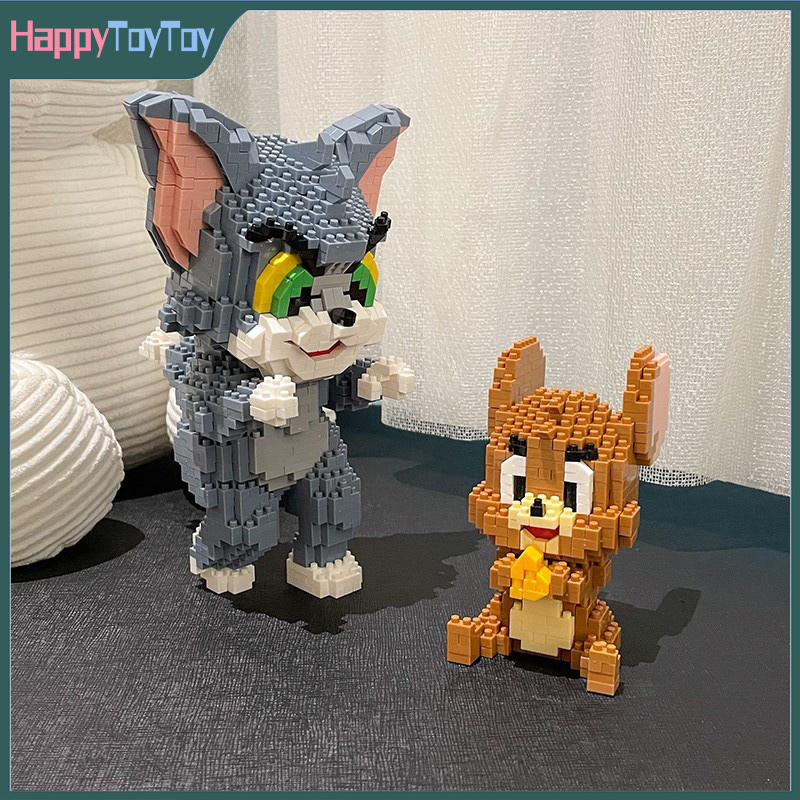 【Ready Stock】 Tom and Jerry Building Blocks Toys for Kids Desktop ...