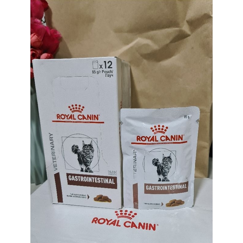 ROYAL CANIN GASTROINTESTINAL CAT POUCH WET FOOD 85 GRAMS(12 PIECES ...