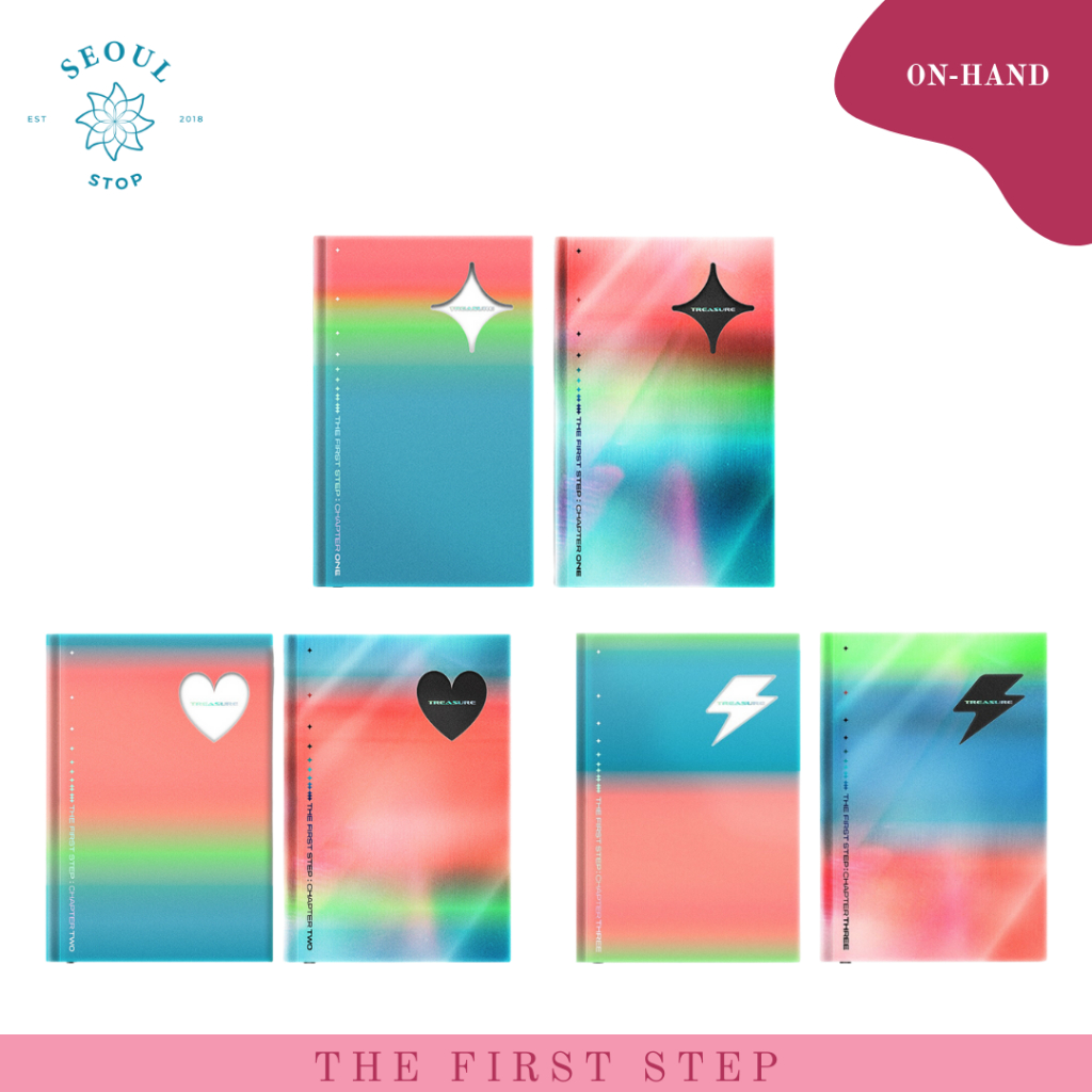 TREASURE - The First Step: Chapter 1, 2, and 3 ALBUM (OFFICIAL) ONHAND ...