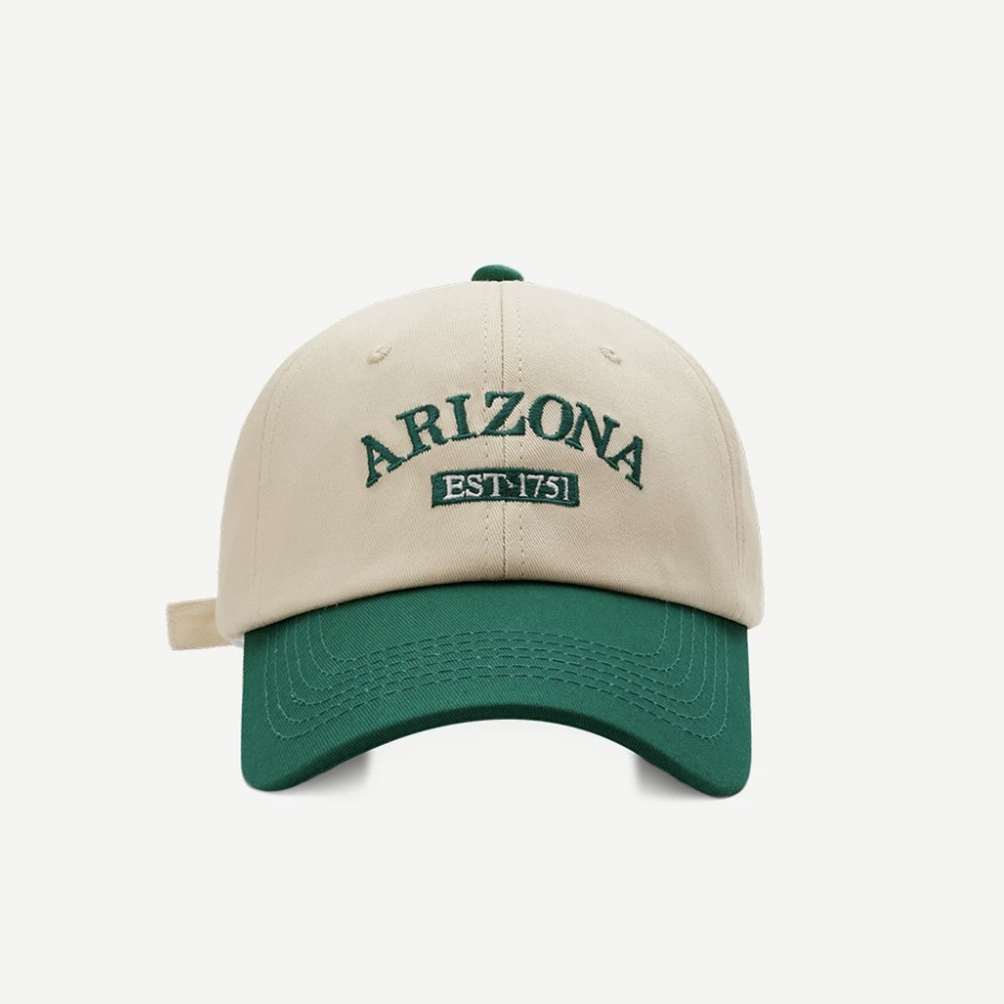 Two-Tone Color Theme OOTD Korean Cotton Unisex Baseball Caps School Cap ...