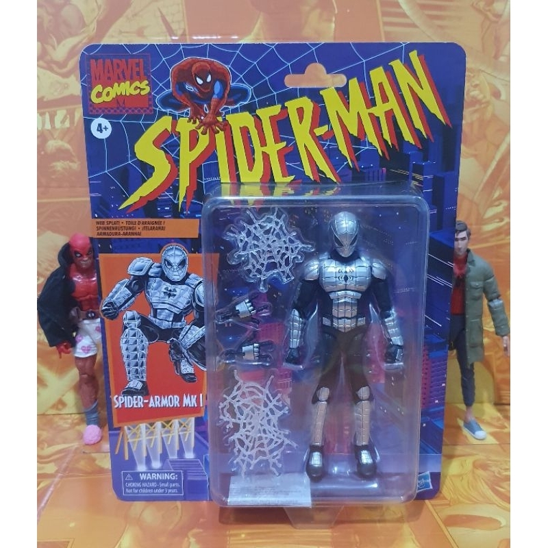 MARVEL LEGENDS RETRO SPIDER-MAN: SPIDER ARMOR MARK 1 (ARMORED SPIDER ...