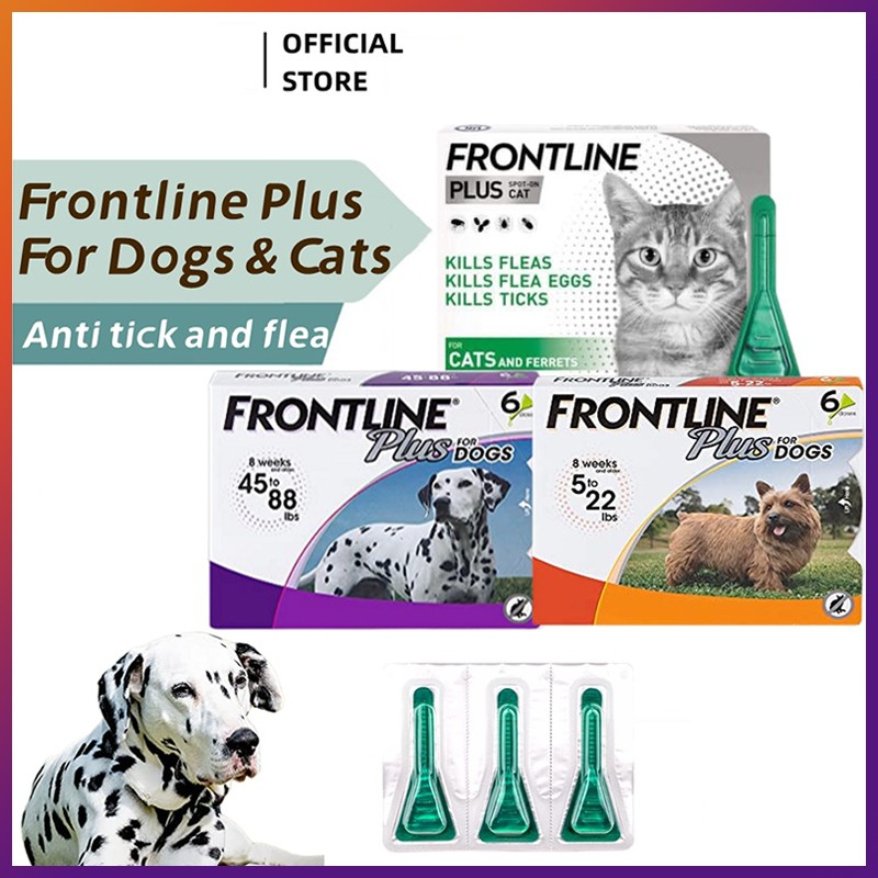Frontline Plus for Dogs and Cats Anti Ticks and Fleas Control Fast ...