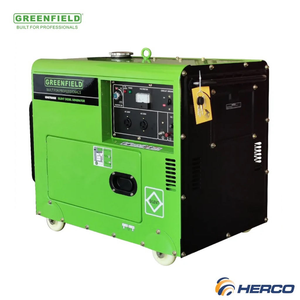 Greenfield Diesel Generator 6.6 KVA Silent 474CC | Shopee Philippines