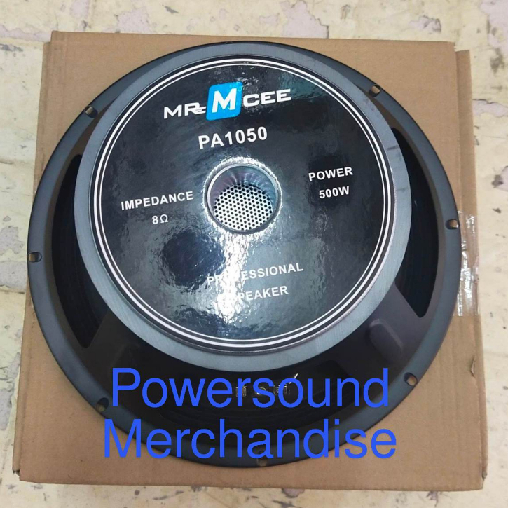 MRMCEE PA1050 Professional Loudspeaker 10" 500watts | Shopee Philippines