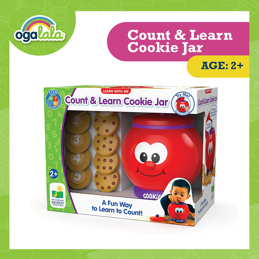 The Learning Journey Learn With Me Count and Learn Cookie Jar | Shopee ...
