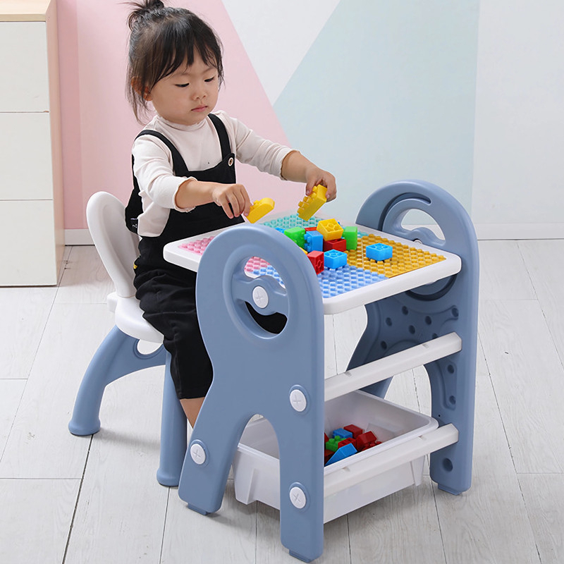 Little Buddy Building Block Table Children Drawing Board Educational ...
