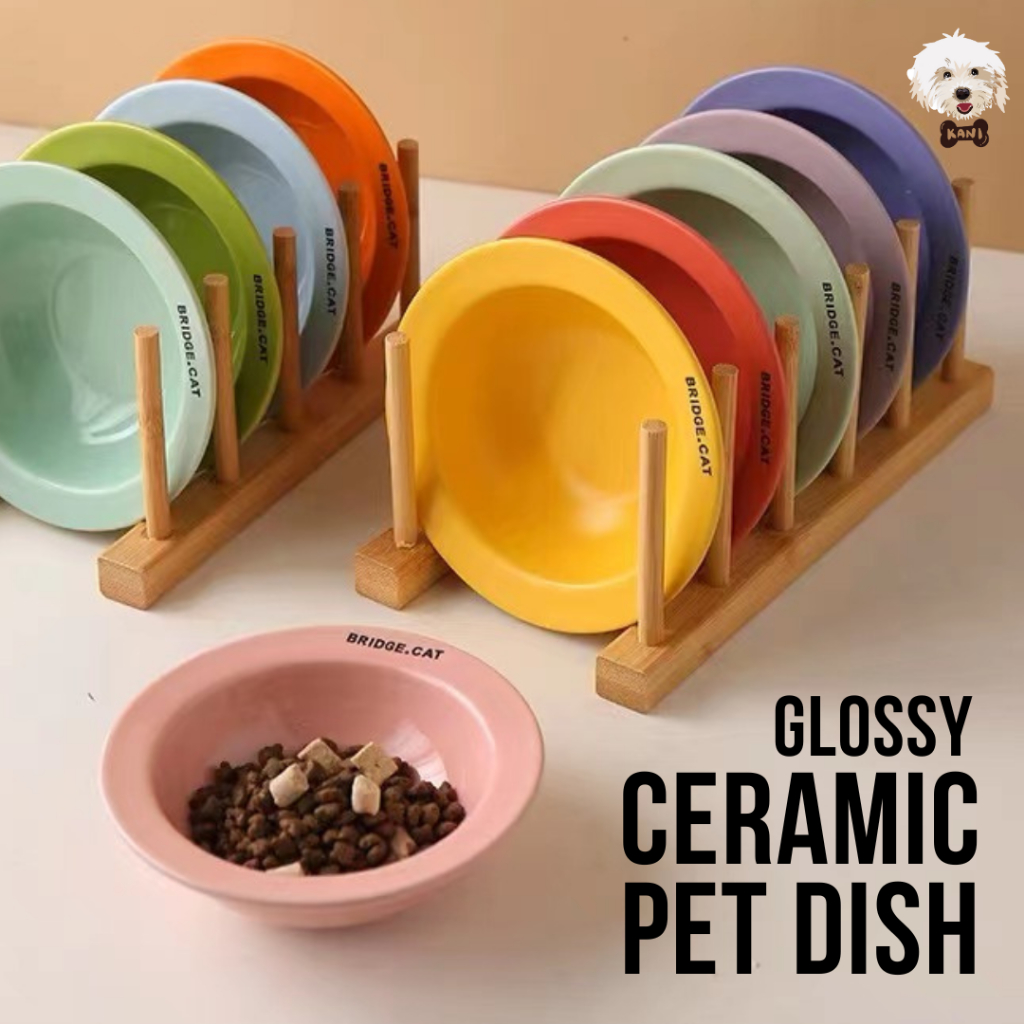 KANI Cat Food Bowl Ceramic Dog Bowl Cat Bowl Dog Bowl Pet Bowl Dog Food ...