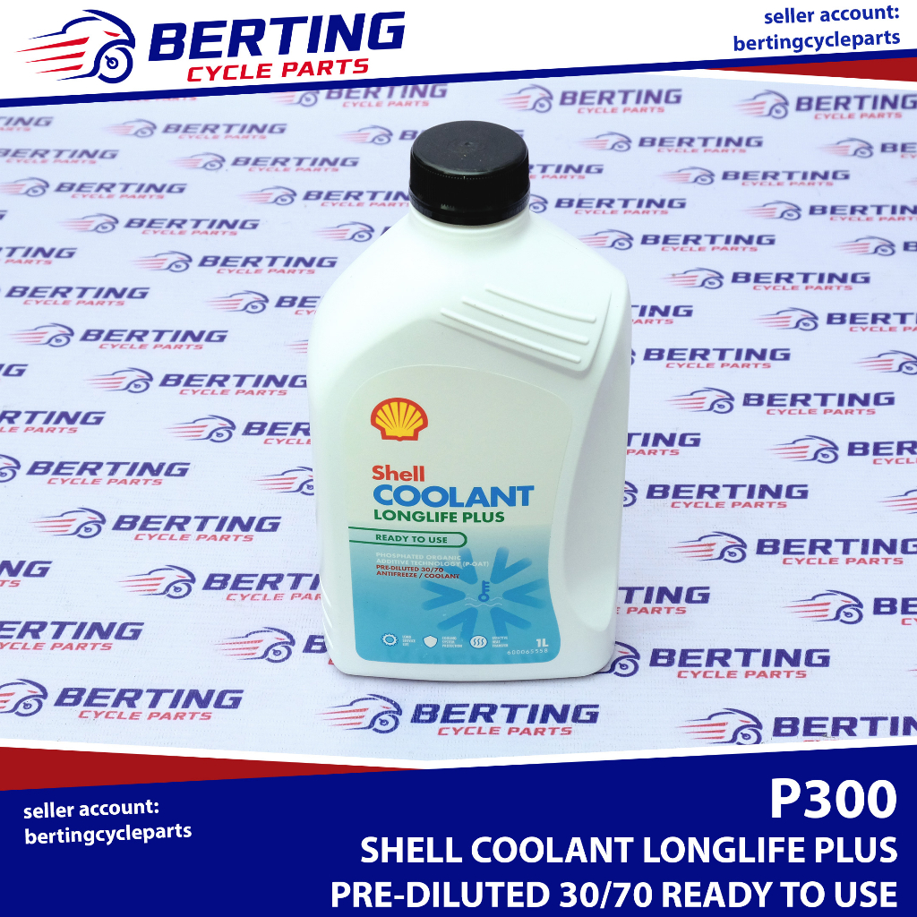 SHELL COOLANT LONGLIFE PLUS 1Liter Pre-Diluted 30/70 Ready to Use ...