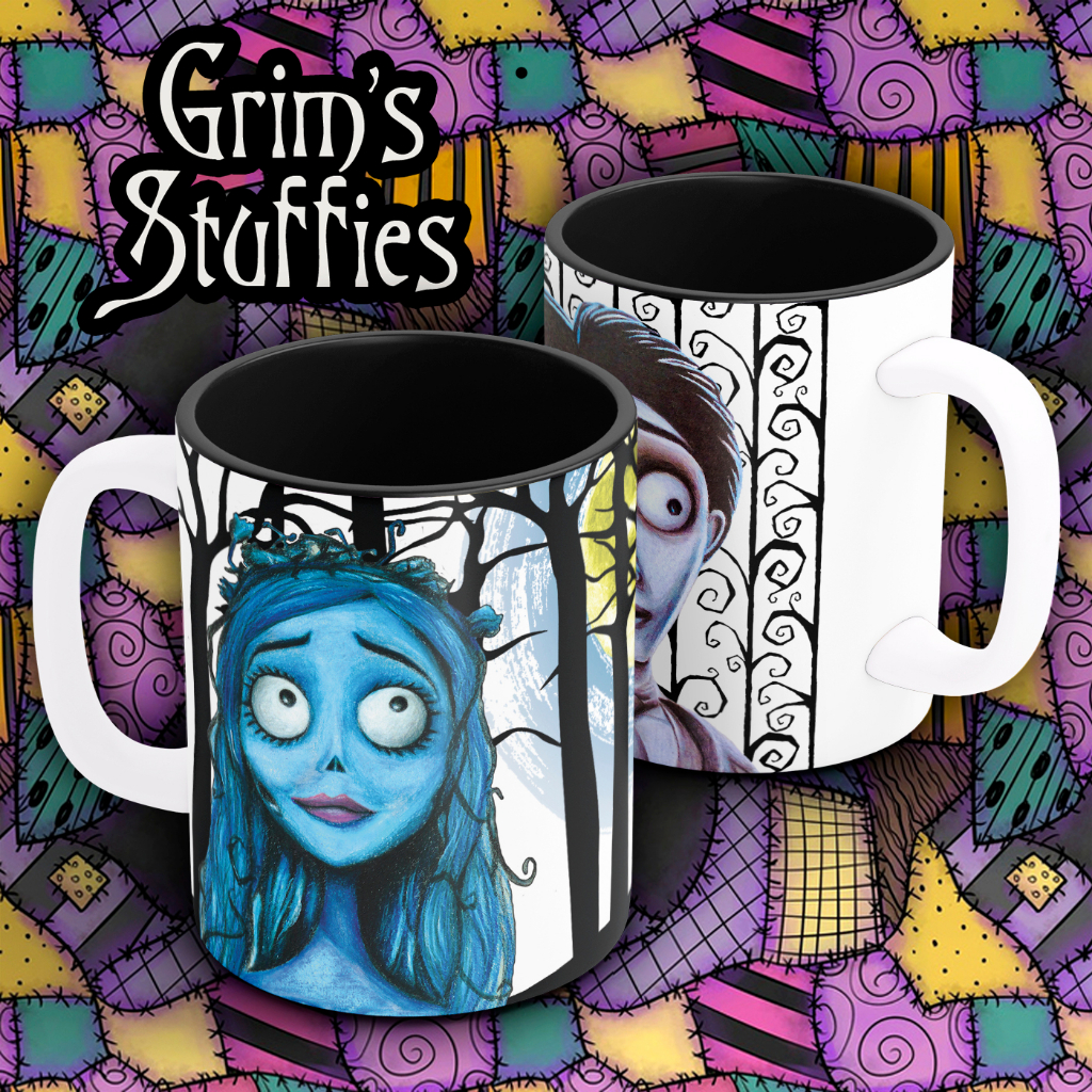 Corpse Bride Couple Mug + Coffee Mug, Tim Burton, Emily, Victor cb0506 ...